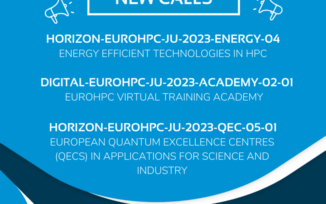 The EuroHPC JU launches three new Research & Innovation calls | grantoffice.athenauni.eu