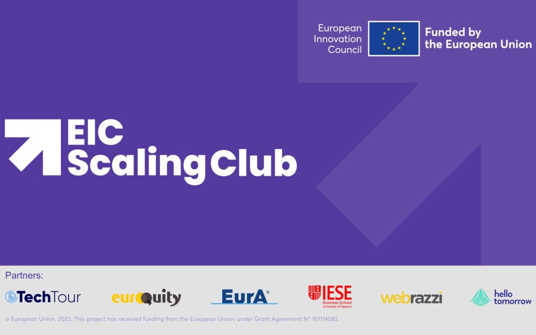 The first group of companies joins the EIC Scaling Club – a flagship initiative aiming to build ...